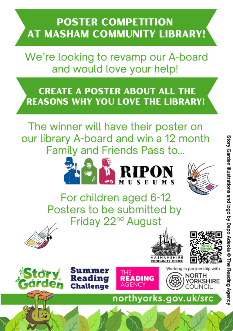 Masham Library Poster Competition - Visit Masham